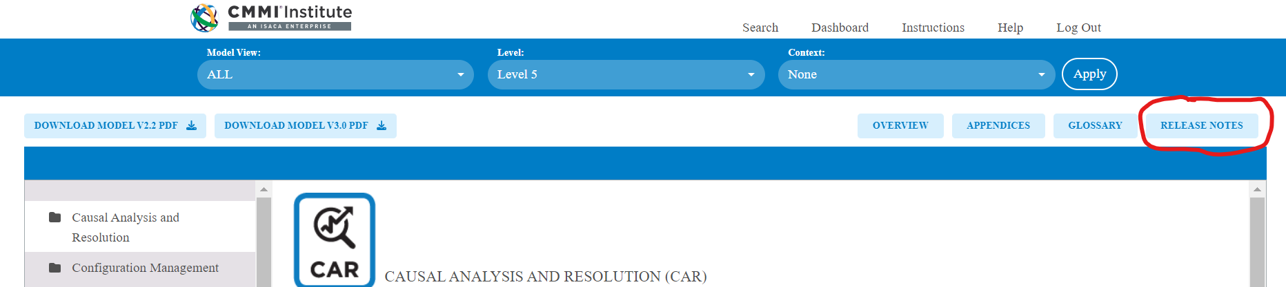 CMMI: How to get detailed release notes about V3.0 of the CMMI Model ...